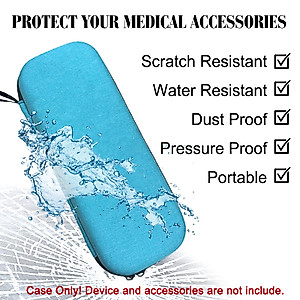 Personalized Stethoscope Case Gray Customized Name for Nurses,Custom Stethoscope Holder Case Lightweight Hard Carrying Storage Bag with Mesh Pocket Nurses Week Gift for Nurse Doctor Medical Assistant