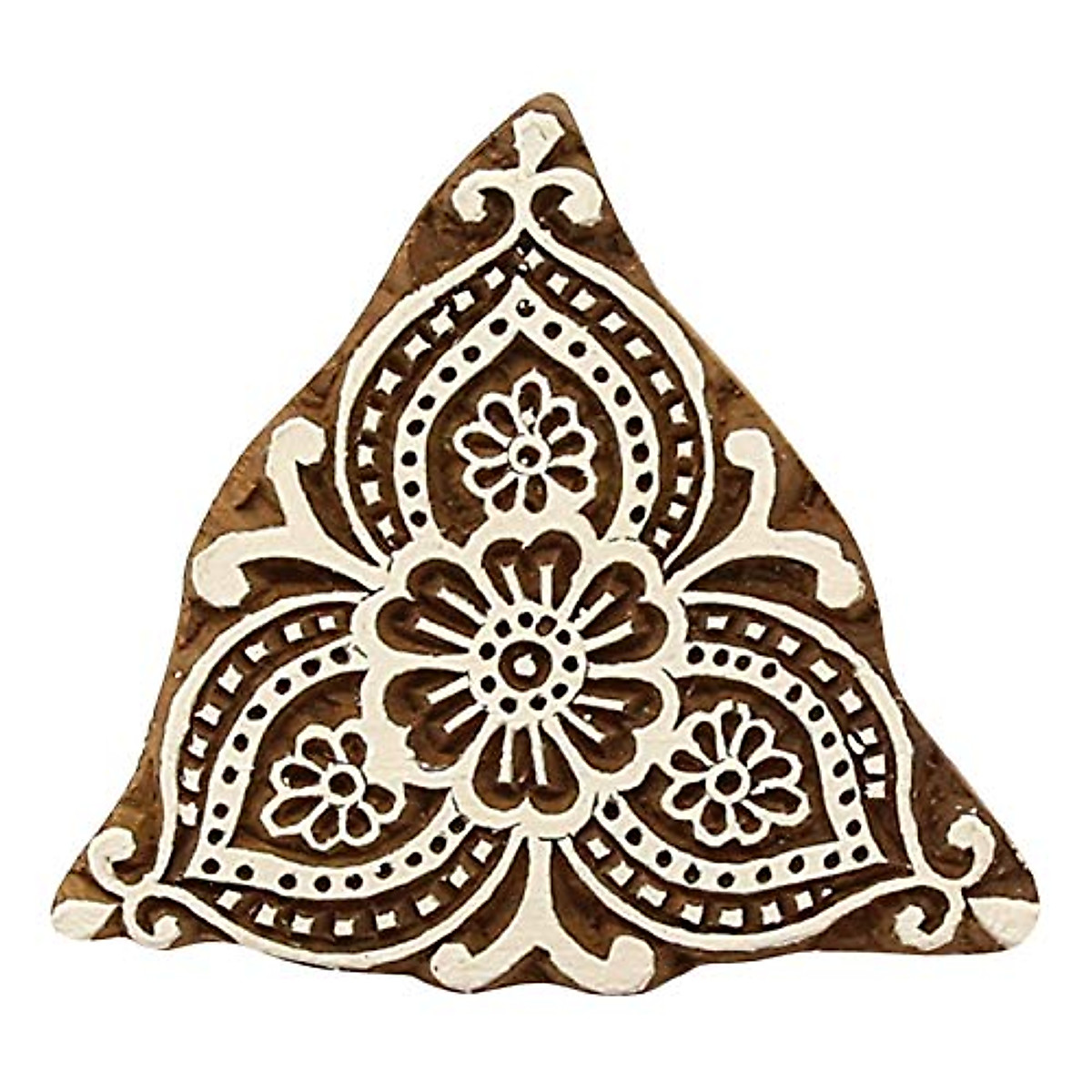 CRAFTSTRIBE Decorative Textiles Hand Carved Fabric Printing Stamps Wooden Printing Blocks
