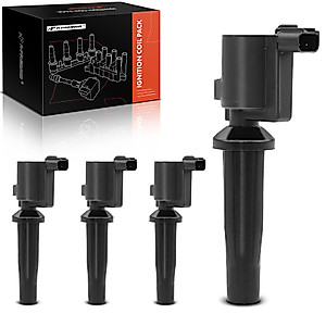 A-Premium Ignition Coil Pack Set of 4 Compatible with Ford Fusion 2010-2020 Escape 2009-2019 Ranger 2013-2020 Lincoln MKZ 2011-2020 2.0L 2.5L with 2 Terminal