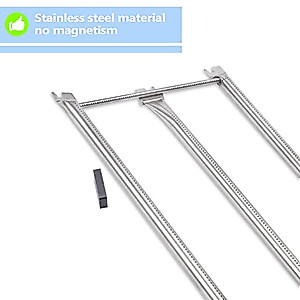 Gassaf Burner Tube Set Replacement for Weber 67820 67722, Genesis 300 Series E310 E320 EP310 EP320 S310 S320 (2007-2010)with Side Control Knobs, 34-1/4 inch 304 Stainless Steel durable Burner