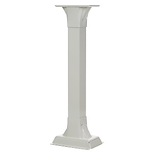 Architectural Mailboxes Callaway Aluminum Mailbox Post, Compatibility Code A, B, C, D, CP00WAM, White
