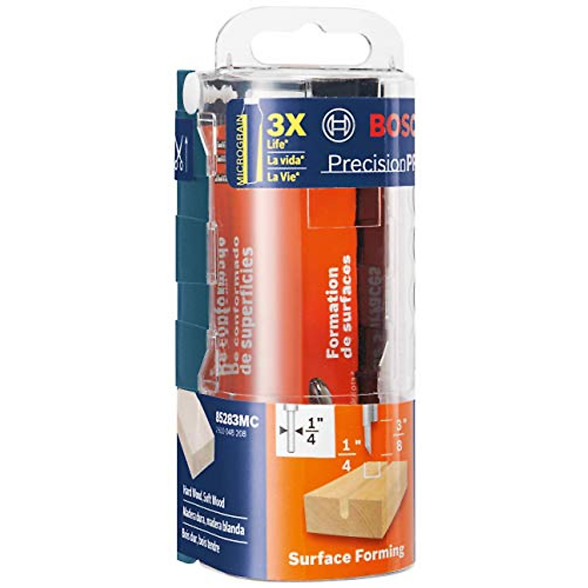 Bosch 85283MC 1/4 In. x 25/64 In. Solid Carbide Veining Router Bit