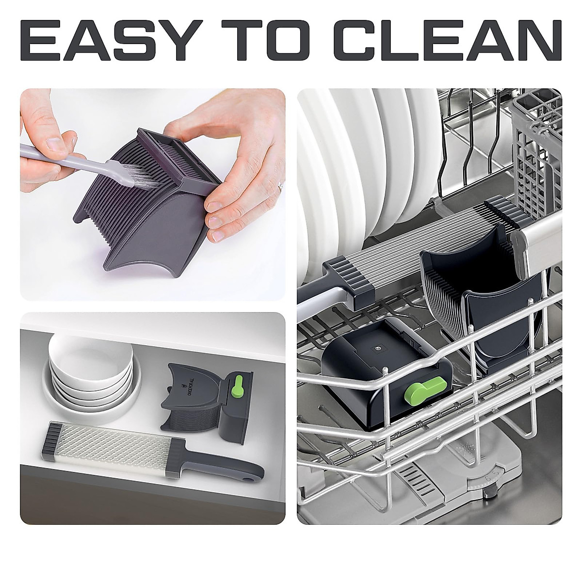 ONCE FOR ALL Meat Slicer Cleaver Kitchen Knife Set For Meat Slicing Shredding, Manual Fresh Meat Cutter Food Slicer For Beef Pork Mutton With Hook & Tongs For Home Cooking