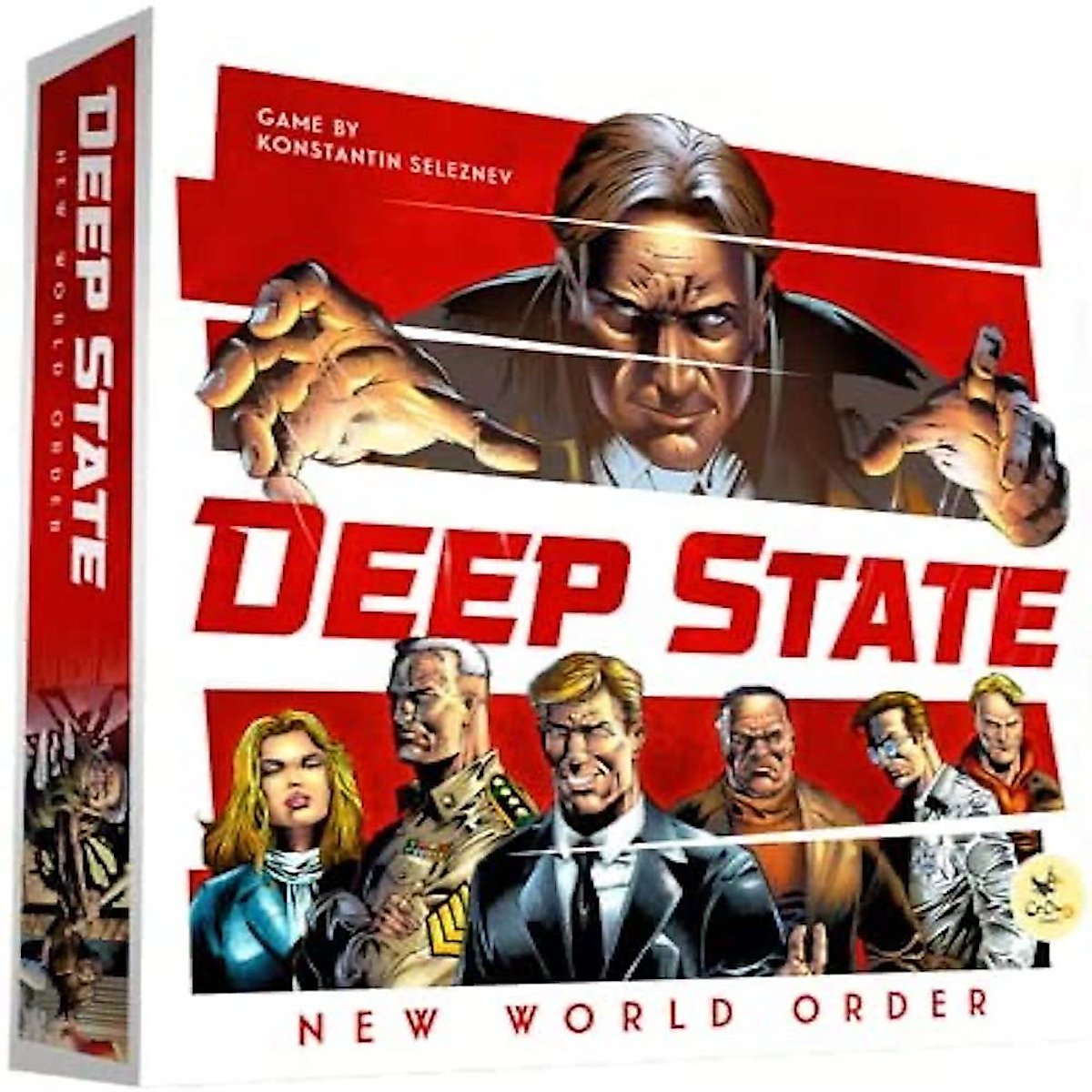 CrowD Games Deep State: New World Order | Strategy Board Game | Ages 14 and up | 1–5 Players | Average Playtime 40–75 Min | Made