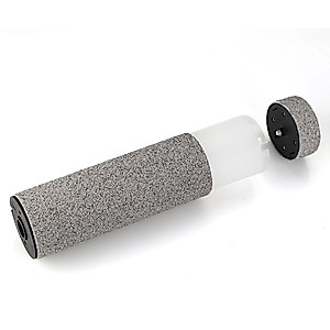 Yosoo Waterproof Solar Power Stone Pillar LED Lights Garden Lawn Courtyard Lamp