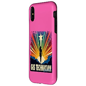 iPhone X/XS GIS Technician Funny Female Hero Job Women Case