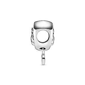 PANDORA Sparkling Paw Print & Heart, Clear CZ