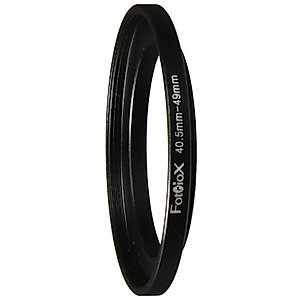 Fotodiox Metal Step Up Ring, Anodized Black Metal 40.5mm-49mm 40.5-49 mm