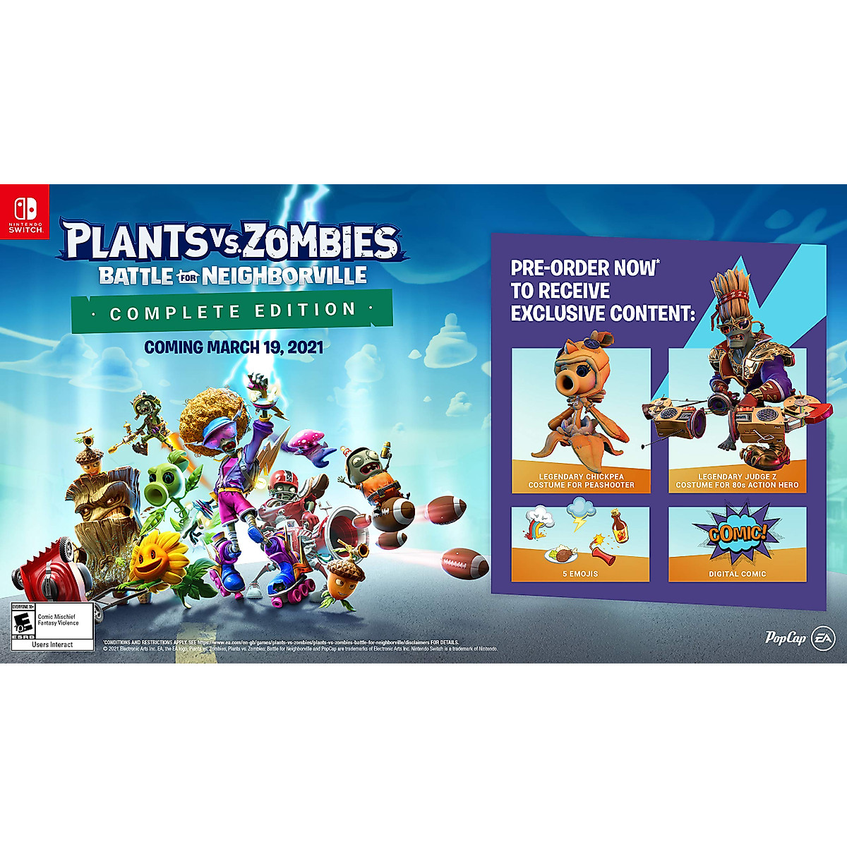 Plants Vs Zombies Battle for Neighborville Complete Edition - Nintendo Switch