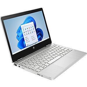 HP - Pavilion x360 2-in-1 11.6inch Touch-Screen Laptop - Intel Pentium Silver - 4GB Memory - 128GB SSD - Natural Silver 11-11.99 inches