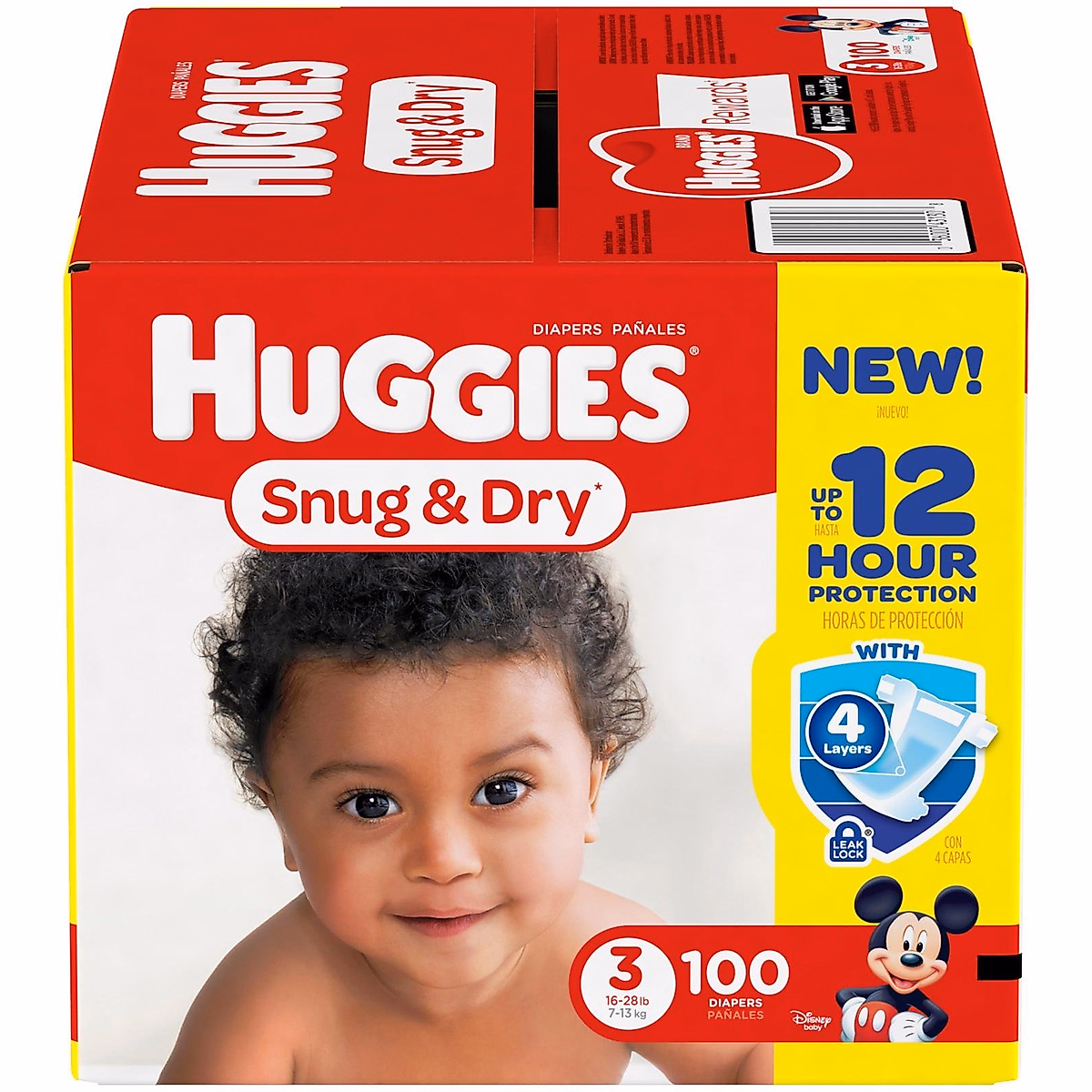Huggies Snug and Dry Diapers - Size 3-100 ct
