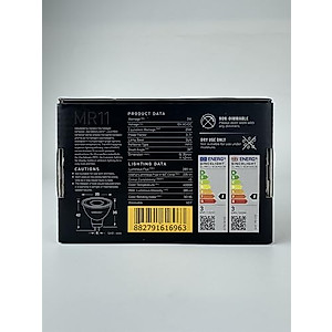 SINCELIGHT 12V MR11 GU4 LED Small Reflector Ø35mm Spot Light Bulb with GU4 Base, 3W, 280 Lumens, 25W Halogen Equivalent, 4000K (Neutral White) High Color Rending RA≈92, 35°Beam Angle, Pack of 6