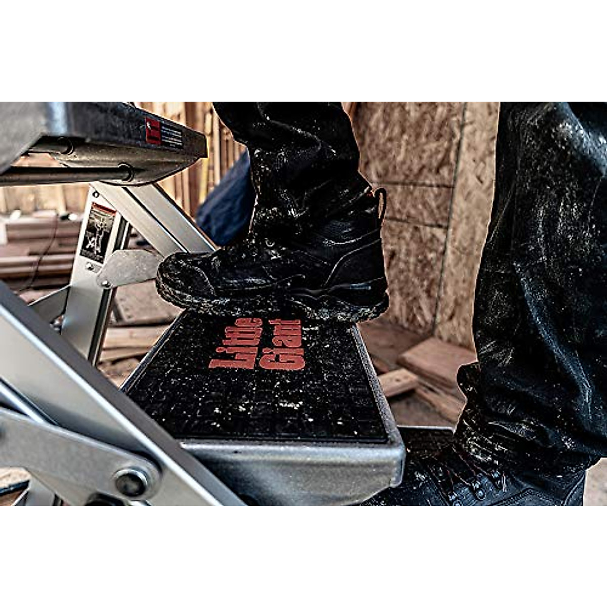 Little Giant Ladders, Safety Step, 3-Step, 3 Foot, Step Stool, Aluminum, Type 1A, 300 lbs Weight Rating, (10310BA)