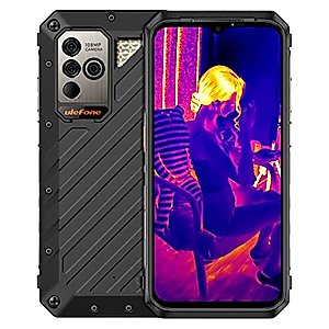 Ulefone Power Armor 18T 5G Rugged Phone, Thermal Imaging Camera 108MP Main Camera, 17GB+256GB MTK Dimensity 900, 9600mAh Battery QI 15W Wireless Charging, 6.58” FHD+ Corning Gorilla Screen, Android 12