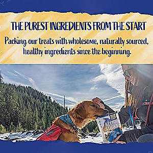 Blue Dog Bakery, Natural Dog Treats, Beef Sticks, Grain Free, USA Beef 7.8oz (1 Count)