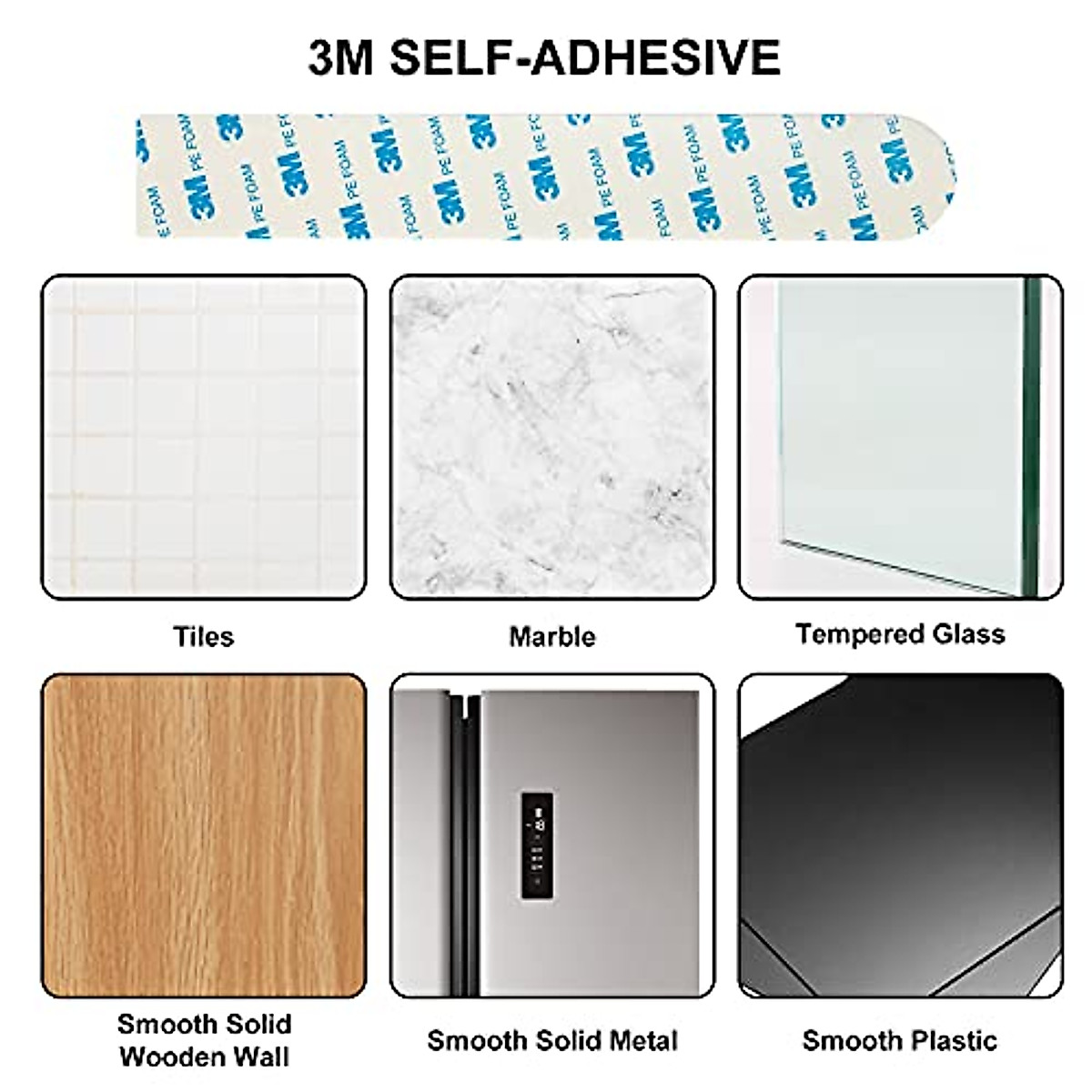 Self Adhesive Bamboo Towel Holder -- No Drilling Hand Towel Ring Strong Hold Self Adhesive Bathroom Towel Bar Bamboo Towel Rack Sticky Towel Hanger for Kitchen Living Room Bedroom