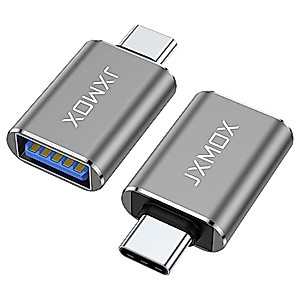 USB C to USB Adapter [2-Pack], Thunderbolt 3 to USB 3.0 OTG Adapter Compatible with MacBook Pro,Chromebook,Pixelbook,Microsoft Surface Go,Samsung Galaxy S8 S9 S10 S20 S21 S22 Ultra Plus,Note 9 10 20