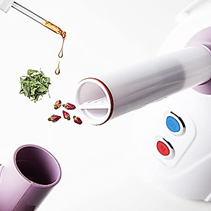 Nano Facial Steamer with Extendable Arm, Cold/Warm/Hot Face Steamer for Facial Spa for Home and Salon, Table Top Face Steam with 7PCS Skin Care Kit