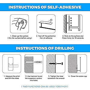 Self Adhesive Strips, Paper Towel Holder Replaces Stickers, Replacement Adhesive Strips Compatible with self Adhesive Paper Towel Holder,5.8X 1.9 Inch-2 Pack