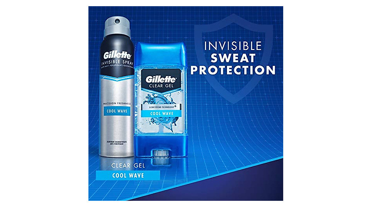 Gillette Cool Wave Clear Gel Antiperspirant - 48H Protection