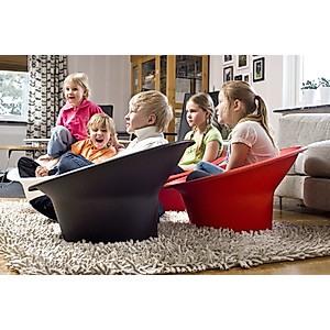 OFFI Teenager Molded Stacking Chair Co., Color = Green