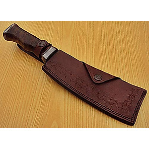 CP-35 Custom Handmade Damascus Steel 12.00 Inches Cleaver style Knife - Beautiful Handle