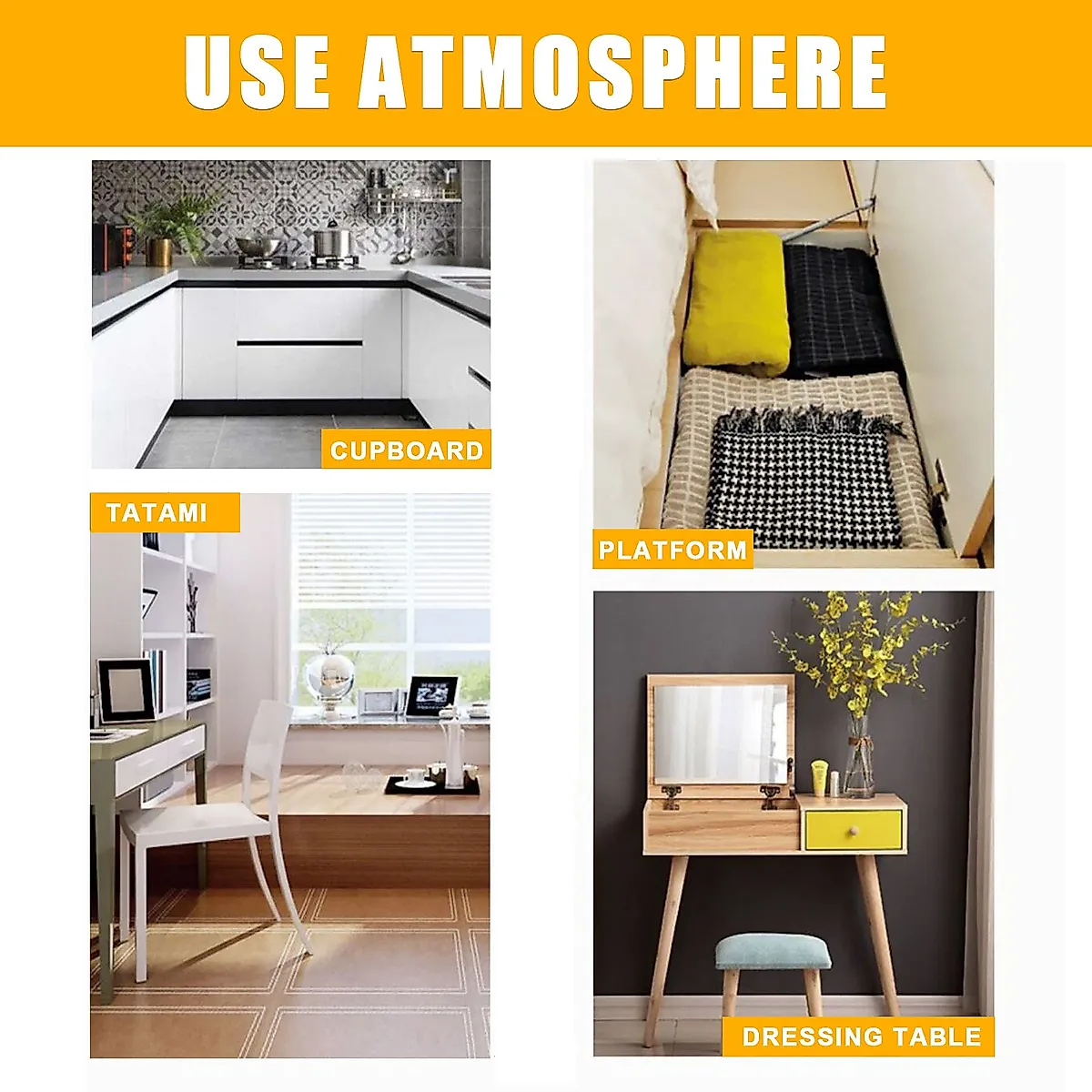 2 Pcs Gas Struts 17 Inch 120 lbs Prop Shock Lift Struts Springs Rod for RV Camper Bed Truck Cap Camper Shell Boat Hatch Door Murphy Bed Heavy Toolbox Duty Box Lid