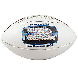 Personalized Custom Photo Regulation Football - Any Image - Any Text - Any Logo