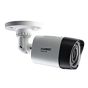Lorex LBV2521B High Definition 1080p 2MP Weatherproof Night Vision Security Camera (White)