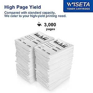 WISETA TN760 Compatible Toner Cartridge Replacement for Brother TN760 TN-760 TN730 TN-730 Compatible with MFC-L2710DW HL-L2350DW HL-L2370DWXL MFC-L2750DW HL-L2395DW MFC-L2690DW (Black, 4 Pack)