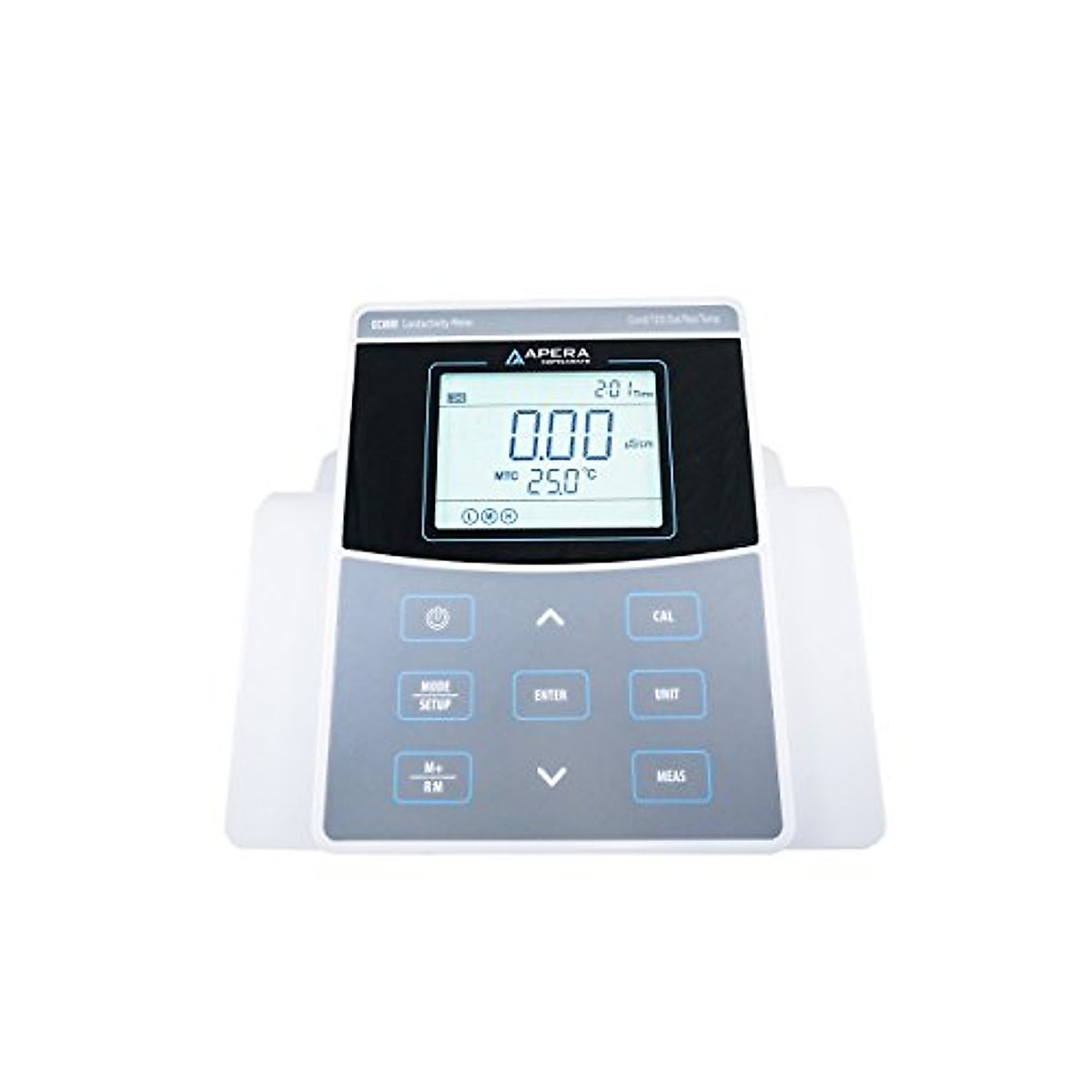 Apera Instruments AI522 EC800 Laboratory Benchtop Conductivity/TDS/Salinity/Resistivity/Temp. Meter Kit, 1% F.S Accuracy, GLP Data Management (USB output), Plastic/Glass