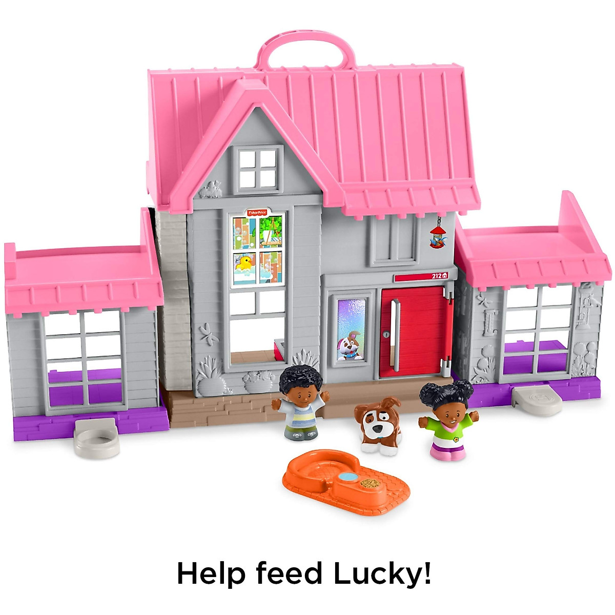 Fisher-Price Little People Big Helpers Home, Pink