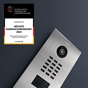 DoorBird IP Video Indoor Wall Station Intercom A1101, 4" Color Display - Surface mounting - WiFi Ethernet and POE - 2 Year Warranty and Enhanced Video Instructions