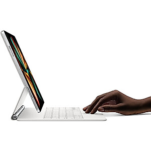 Apple USB-C Magic Keyboard for 11-inch iPad Pro 3rd Gen & iPad Air 4th Gen - White (Renewed)