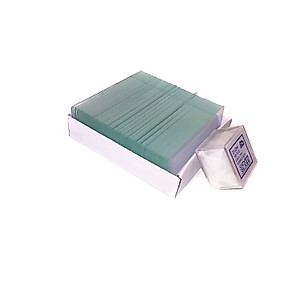 CB 7101S1 72-Pieces Blank Microscope Slides & 100-Pieces Square Cover Glass