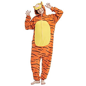 Waninxoin Unisex Adults Halloween Costumes Onesie Animal Outfit Sleepwear animal One-piece pajamas