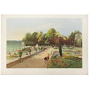 Upper and Lower Terrace Gardens, Bowood. The Seat of the Most Noble the Marquis of Lansdowne