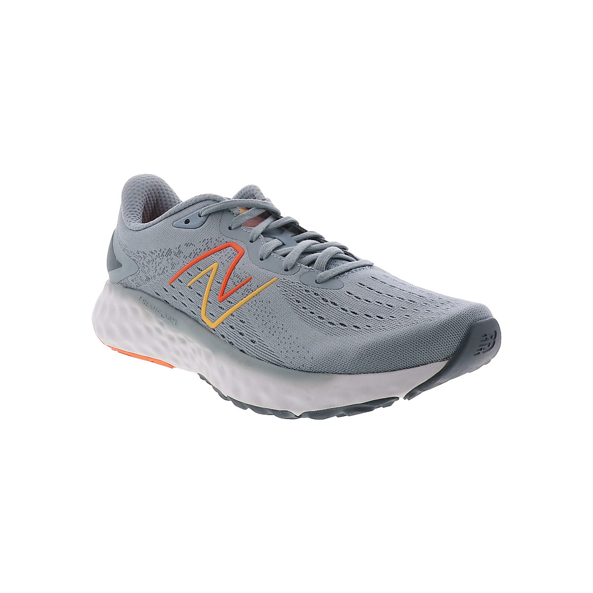 New Balance Men's Fresh Foam EVOZ V2 Running Shoe, Cyclone/Vibrant Orange/Vibrant Apricot, 11