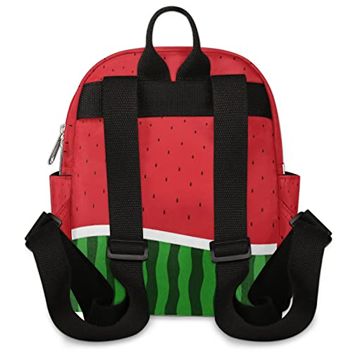 Watermelon Mini Backpack Purse for Women, Fruit Small Fashion Daypack, Casual Lightweight Bag