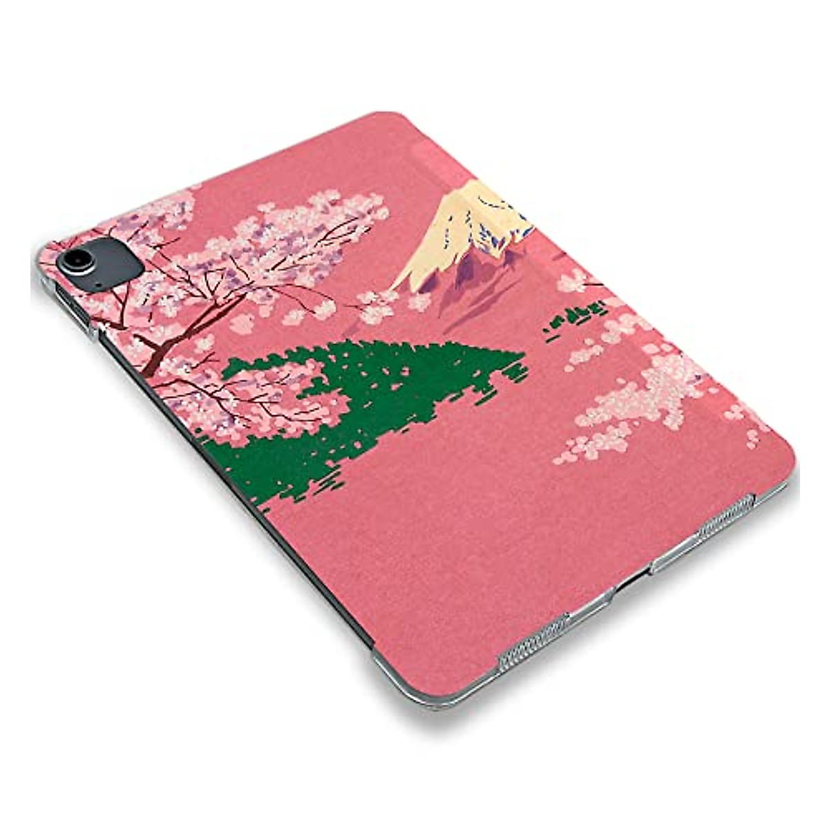 Cute Sakura Tree Japanese Flower case Compatible with iPad Mini Air Pro 7.9 8.3 9.7 10.2 10.9 11 12.9 inch Pattern Cover New 2022 2021 Trifold Stand 3 4 5 6 7 8 9 Generation (12.9 Pro 3/4/5 gen)