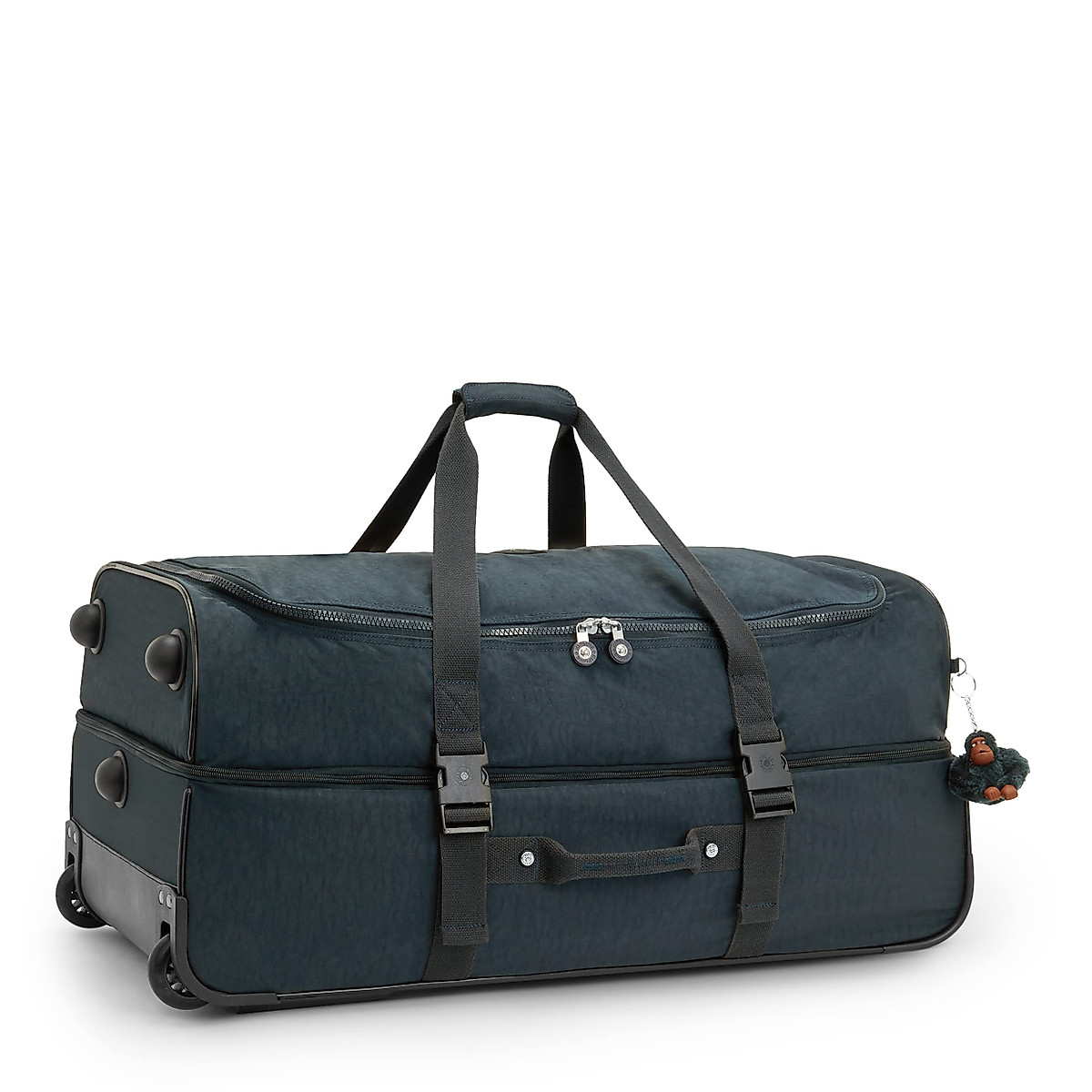 Kipling Women's Teagan L Wheeled Duffle Bag, Multifunctional, Roomy Interior, Nylon Travel Suitcase