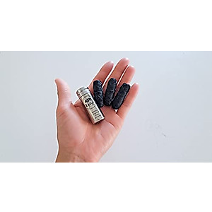 NMLifestyle Refillable, Eco-Friendly, Vegan Bamboo Charcoal Dental Floss (3x40 metres) Cruelty-Free, Natural, Waxed Peppermint Floss