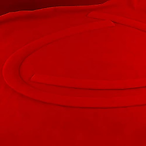 Toworldit 4pcs/Set Alcantara + ABS Material Inner Door Panel Cover Trim Sticker Compatible with BMW Mini Cooper R60 2011-2016 (Red)