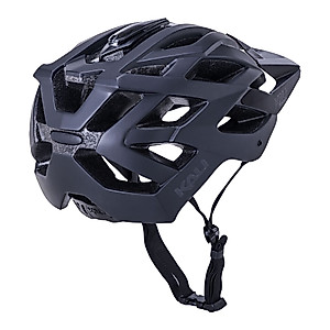 Kali Protectives Lunati Cycling Helmet, Solid Matte Black/Black, S/M