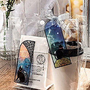 DEARART Cute Cats Bookmark, Page Markers Book Marks Waterproof Durabe and Flexible, Good Gifts for Book Lovers Women Boys Girls Teachers Students, 6 Sets (36 pcs), Lucky Cats