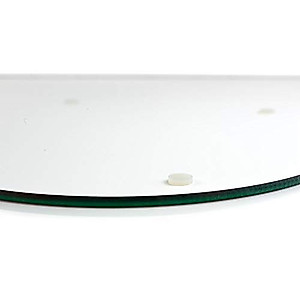 Marvel Avengers Captain America Shield Cutting Board - Tempered Glass With Non-Slip Feet - 11 3/4 inches Round - Great Gift for Marvel Fans