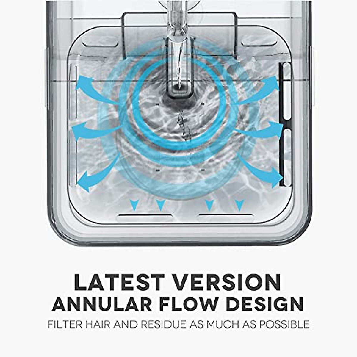 Cat Water Fountain,2021 Upgraded Pet Water Fountain 101oz/3L Dog Cat Water Dispenser, Smart Pump with LED Light,Ultra Quiet Automatic Cat Drinking Fountains with 2 Filters,3 Water Flow Settings