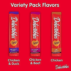 Delectables Squeeze Up Non-Seafood Variety Pack Lickable Cat Treat, 20 Count (Pack of 1)