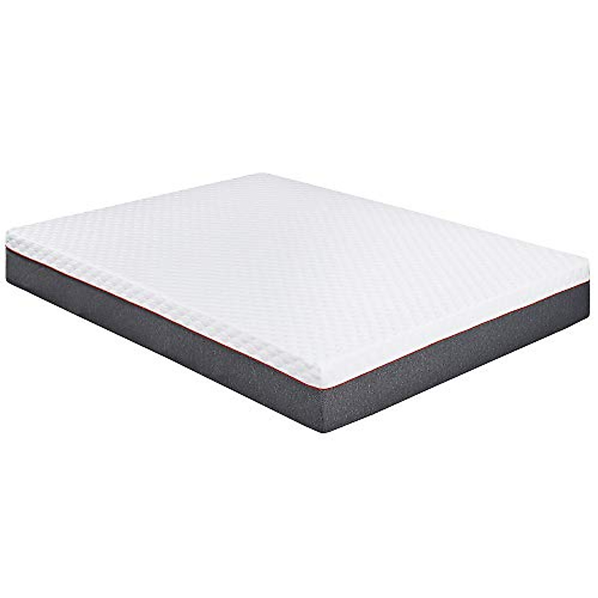 Olee Sleep 10 Inch Firm Memory Foam Mattress Cal King Gray, California King