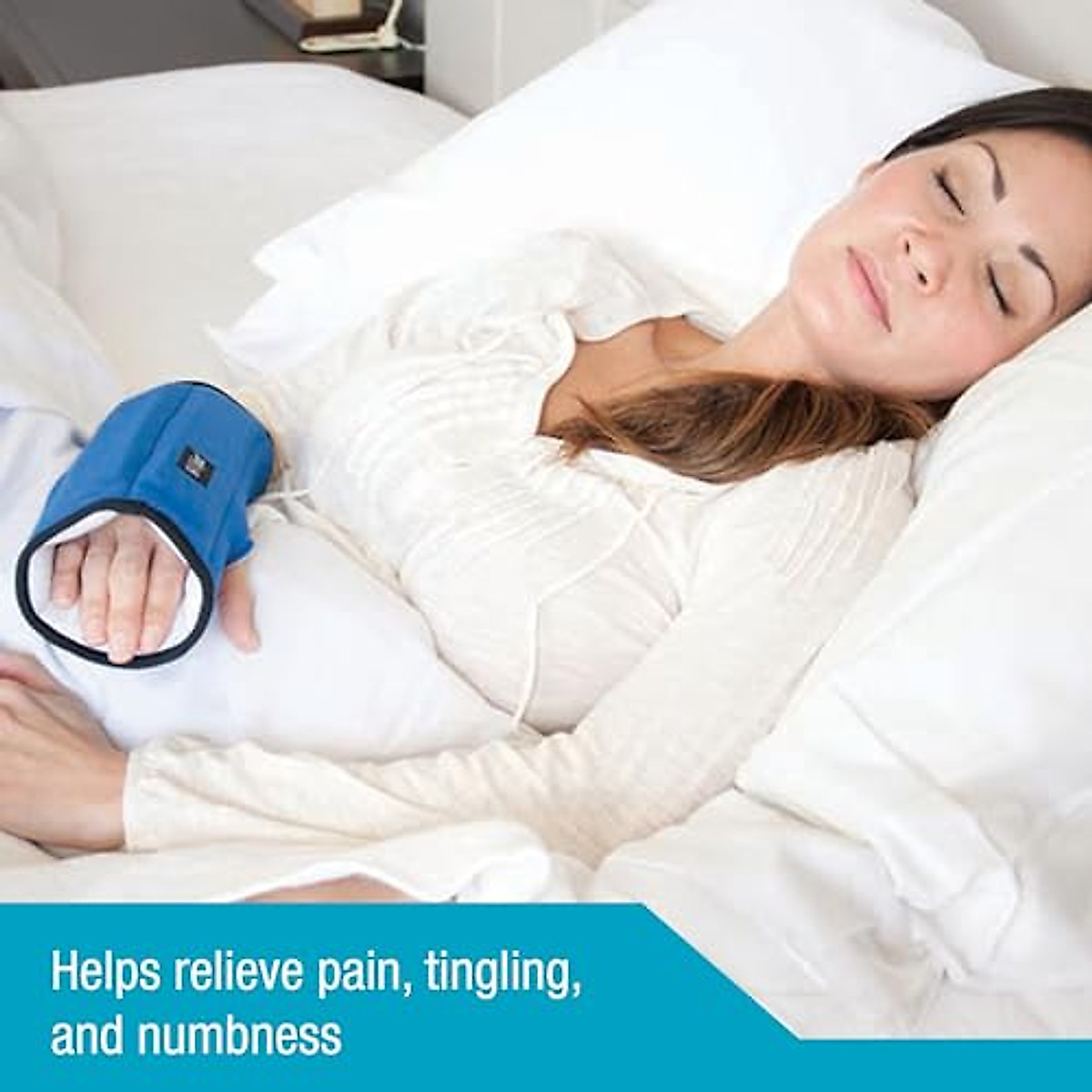 Brownmed - IMAK RSI Pil-O-Splint - Wrist Brace & Immobilizer for Carpal Tunnel - Wrist Support with Removable Splint for Customizable Comfort - Nighttime Splint